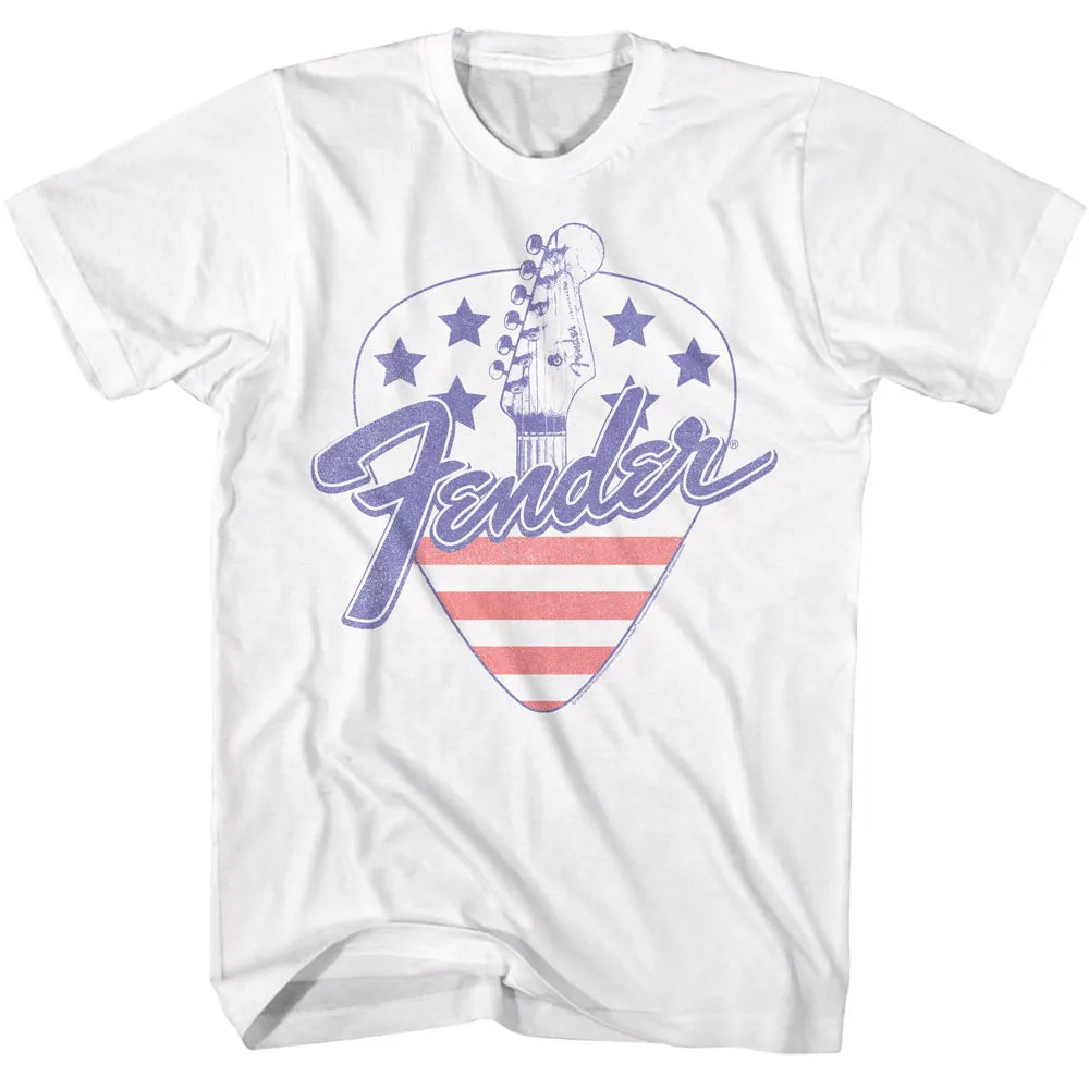 Fender America Guitar Pick Official T-Shirt – Rockteez Apparel