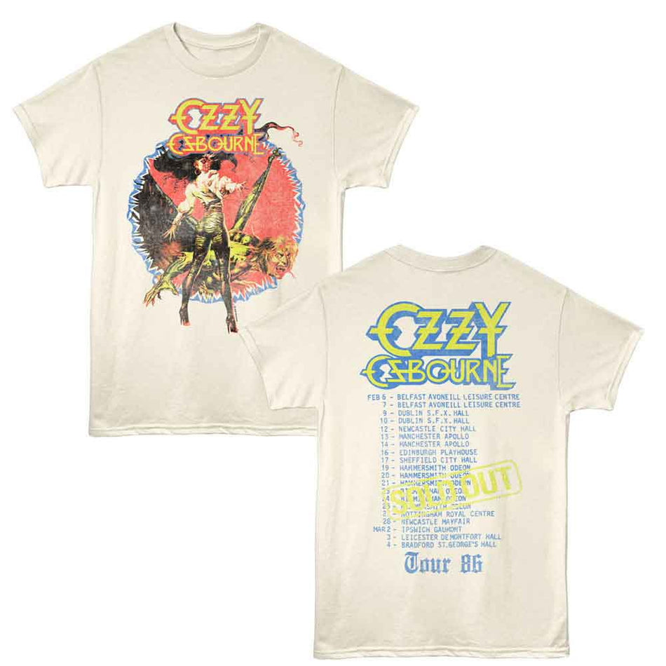 Ozzy Osbourne Tour 86 Official T-Shirt – Rockteez Apparel